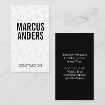 Hardware Tools Business Card | Zazzle