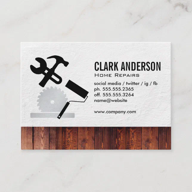 Hardware Tools Business Card | Zazzle