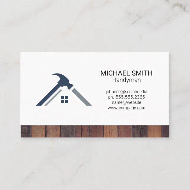 Hardware Tools | Handyman Business Card | Zazzle