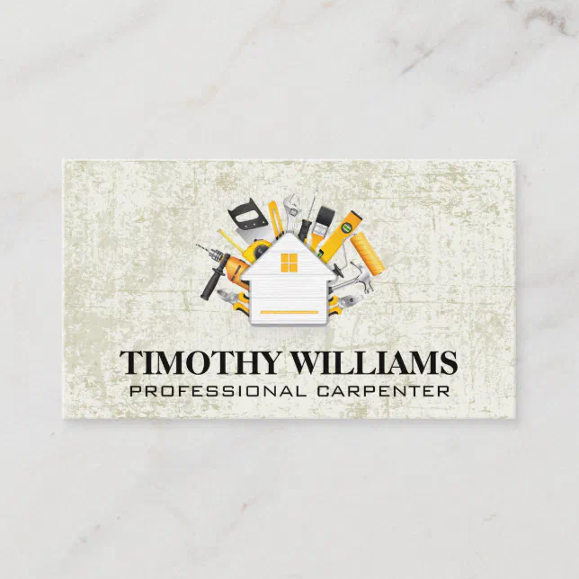 Hardware Tools | Home Icon Business Card | Zazzle