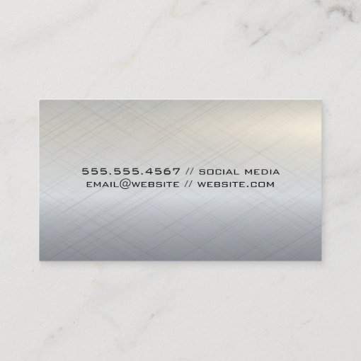 Hardware Tools | Metallic Background Business Card | Zazzle