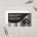 Hardware Tools | Metallic Business Card | Zazzle