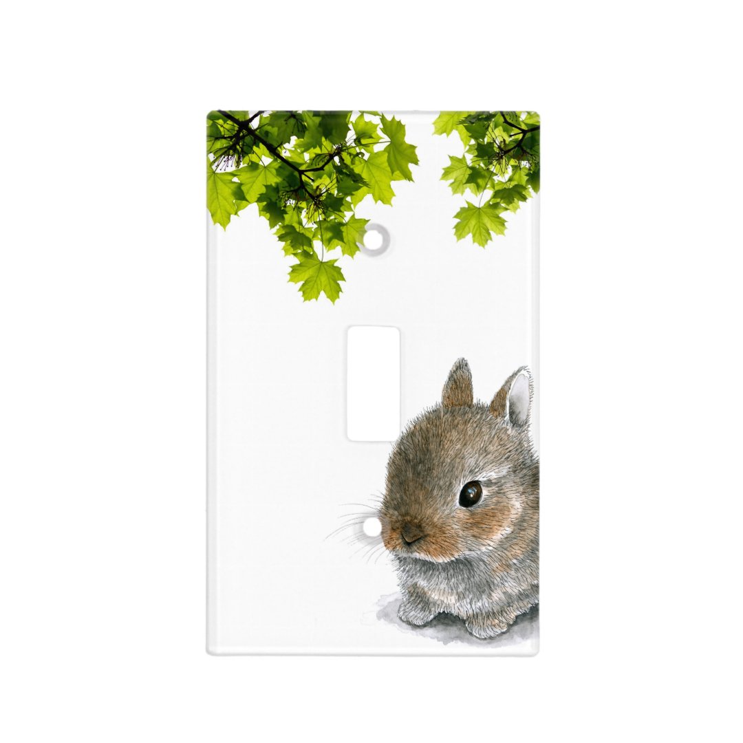 Hare 61 Rabbit Bunny Light Switch Cover | Zazzle