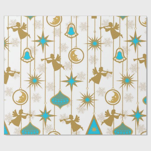 Hark! The Herald Angels Sing Wrapping Paper | Zazzle