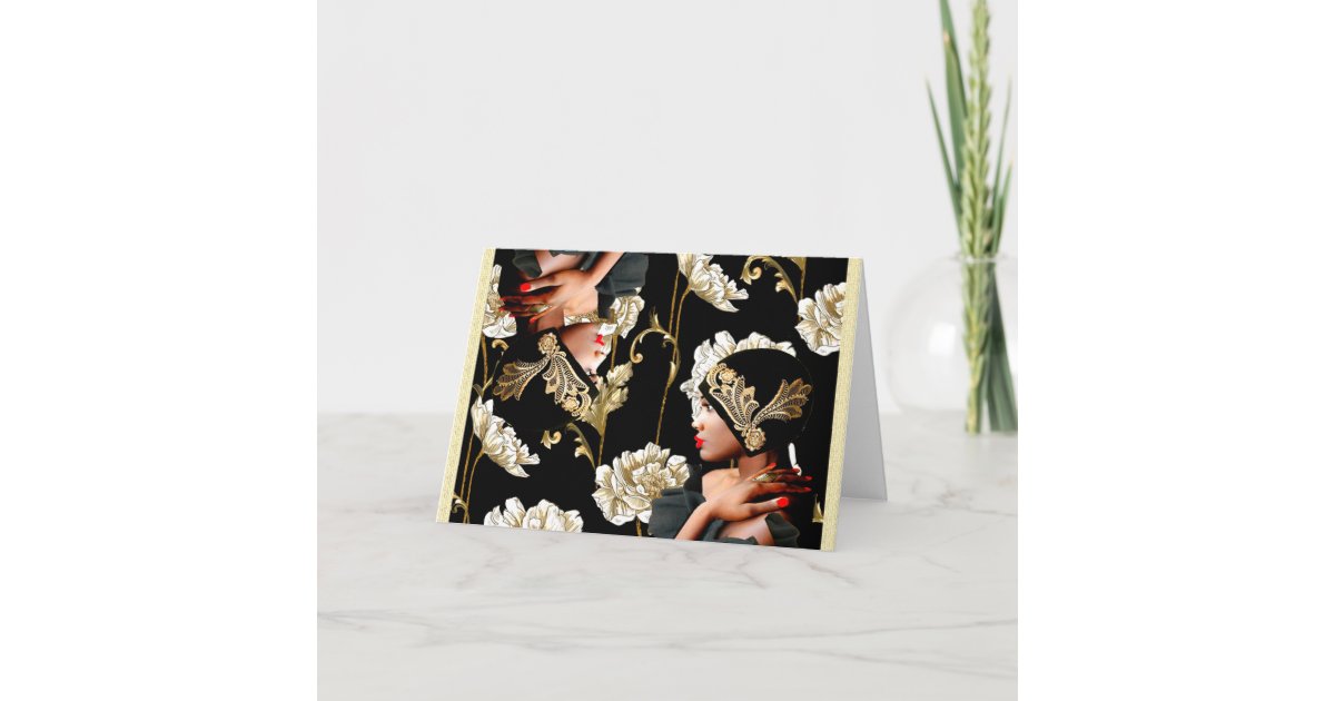 Harlem Renaissance 1920 Art Deco Greeting Card | Zazzle