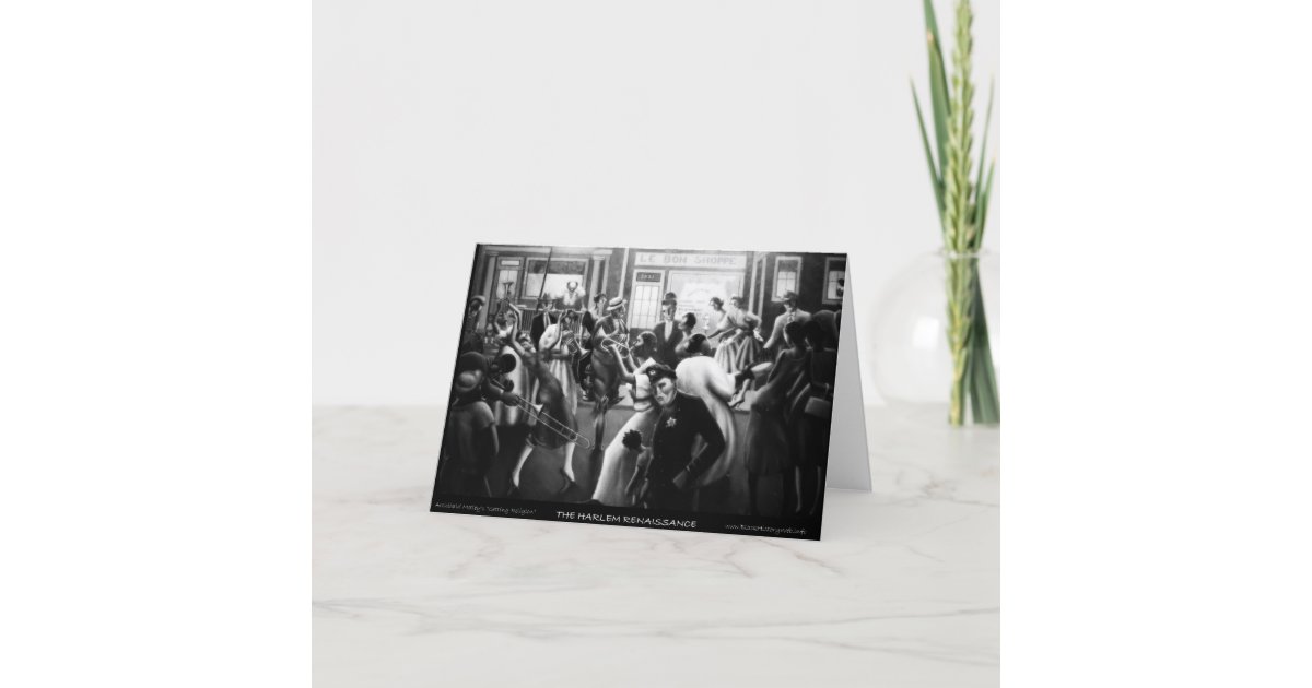 Harlem Renaissance Art - "Getting Religion" Card | Zazzle