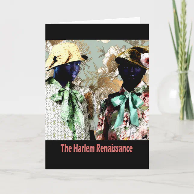 Harlem Renaissance Inspired Greeting Card | Zazzle