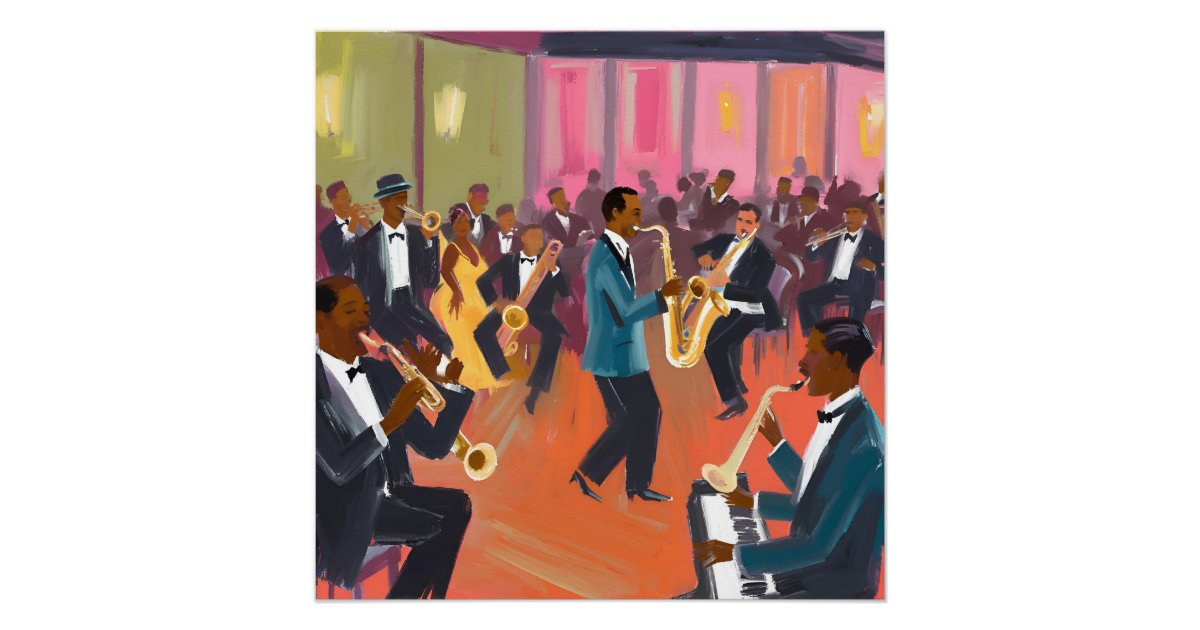 Harlem Renaissance Nightclub Poster | Zazzle