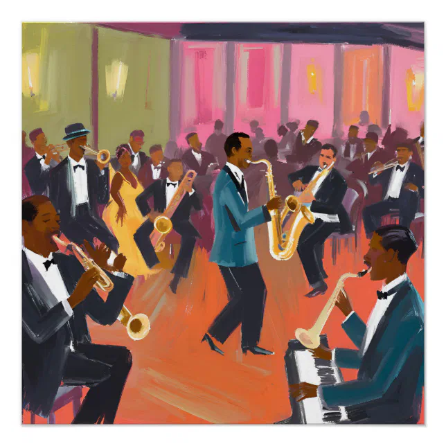 Harlem Renaissance Nightclub Poster | Zazzle