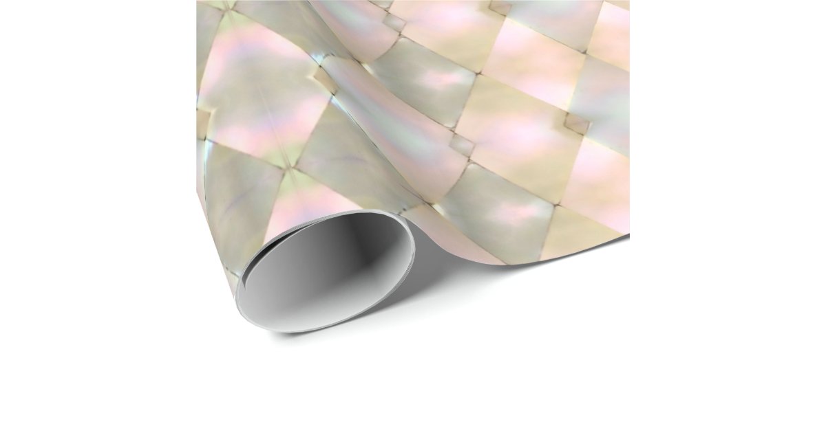 Harlequin Mother of Pearl Wrapping Paper | Zazzle