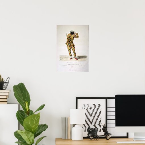 Harlequin Poster | Zazzle