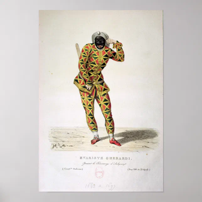 Harlequin Poster | Zazzle