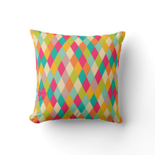 Harlequin vintage pattern fabric | Zazzle