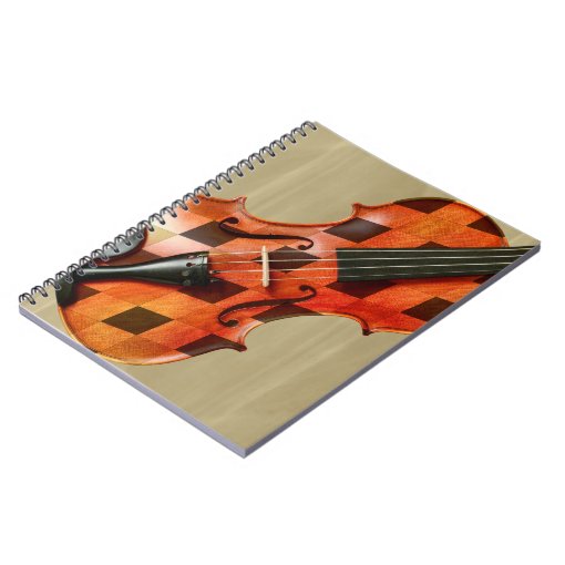 Harlequin Violin Notebook | Zazzle