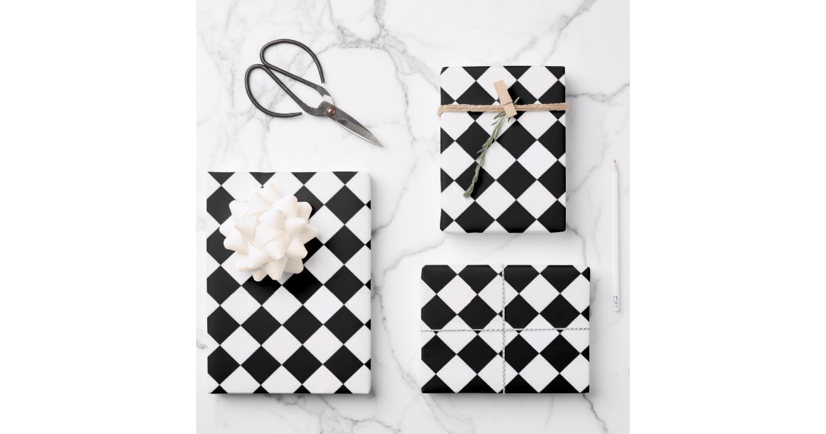 Harlequin Wrapping Paper Sheets | Zazzle