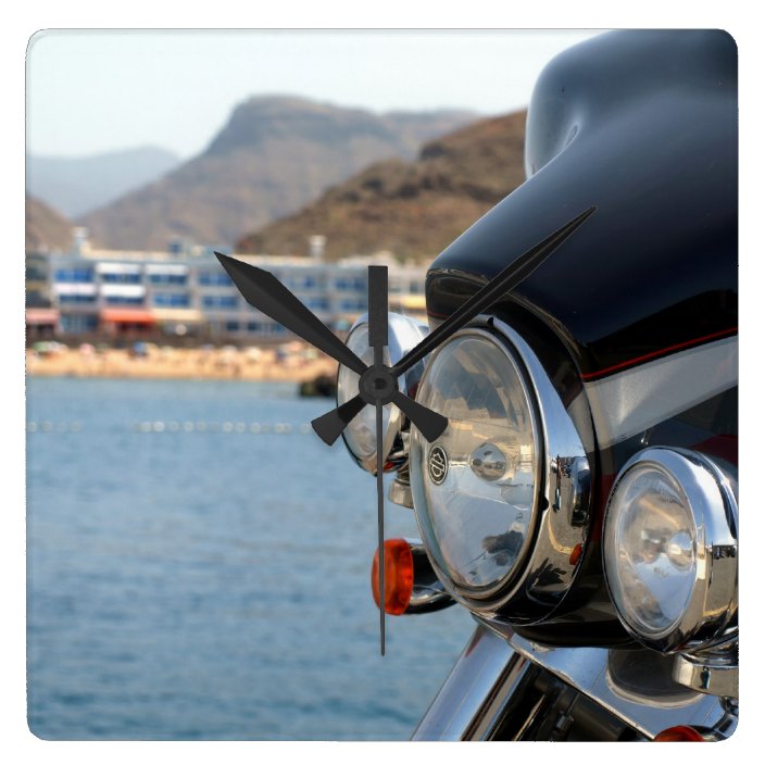 Harley Fairing Square Wall Clock | Zazzle.com