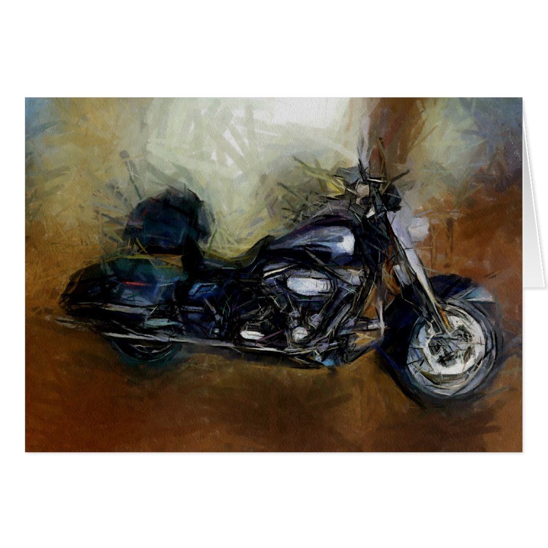 Harley Motorcycle Art | Zazzle