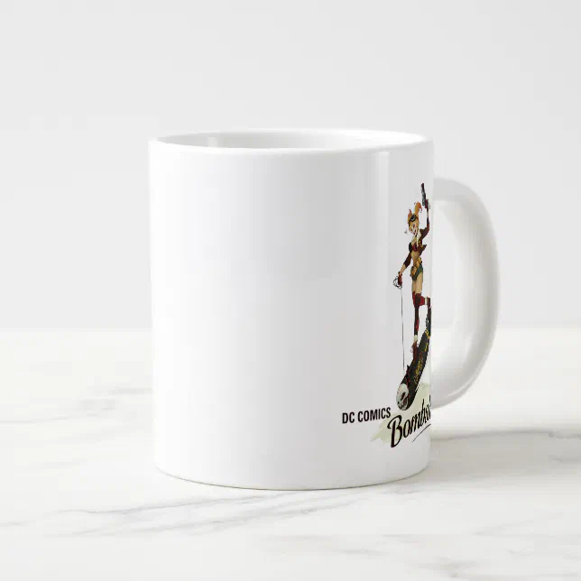 Harley Quinn Bombshells Pinup Large Coffee Mug | Zazzle