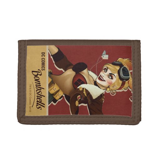Harley Quinn Bombshells Pinup Trifold Wallet | Zazzle