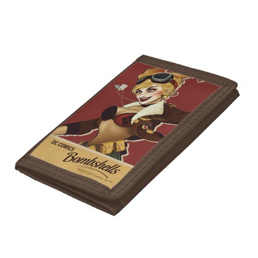 Harley Quinn Bombshells Pinup Trifold Wallet | Zazzle