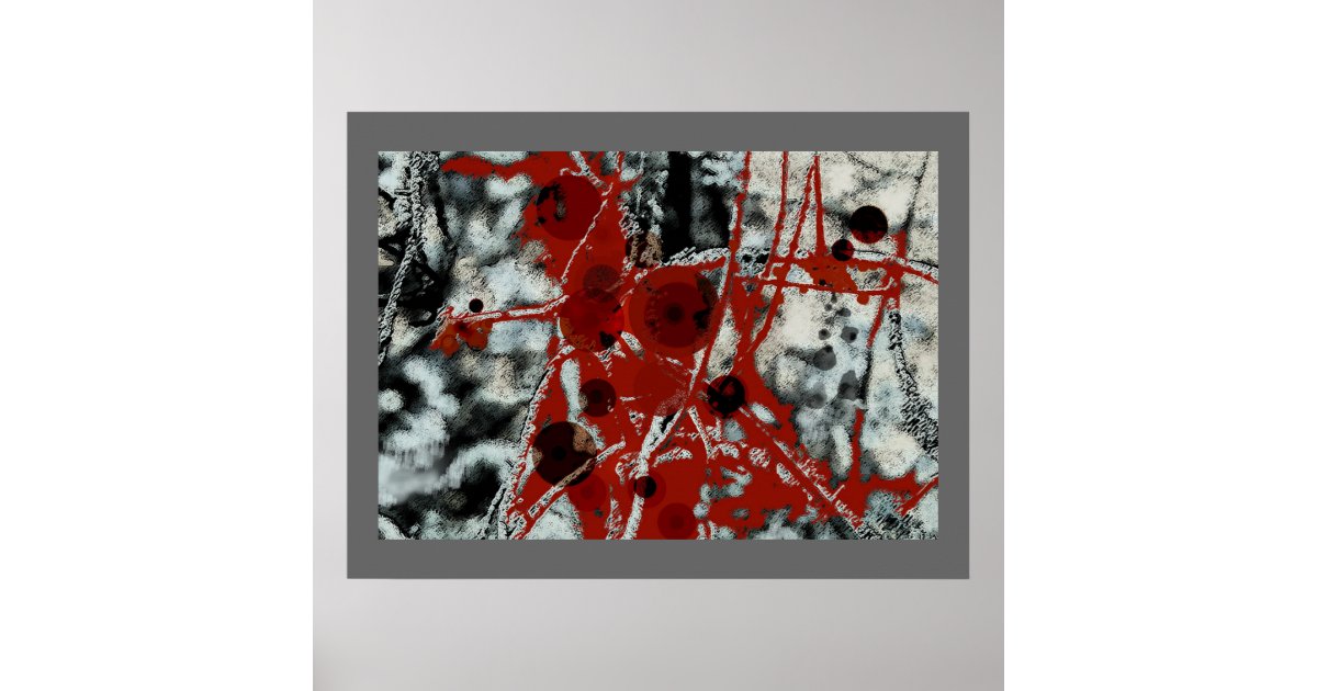 Harmonic Distortion - Abstract Poster | Zazzle