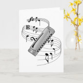 Harmonica Card | Zazzle