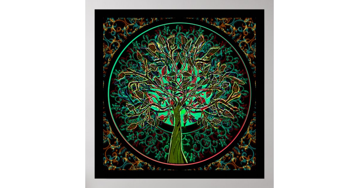 Harmony & Hope Tree of Life Poster | Zazzle
