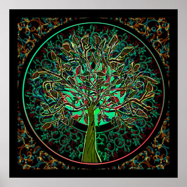 Harmony & Hope Tree of Life Poster | Zazzle