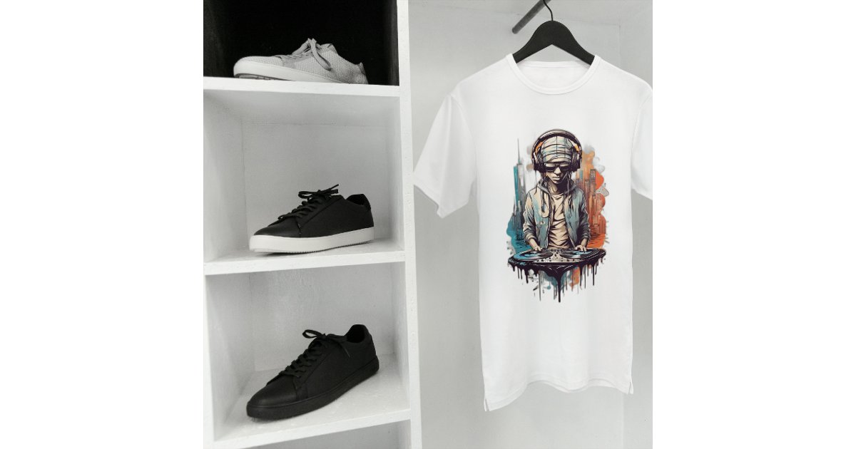 Harmony in Threads: Music Lover Graphics Tee | Zazzle