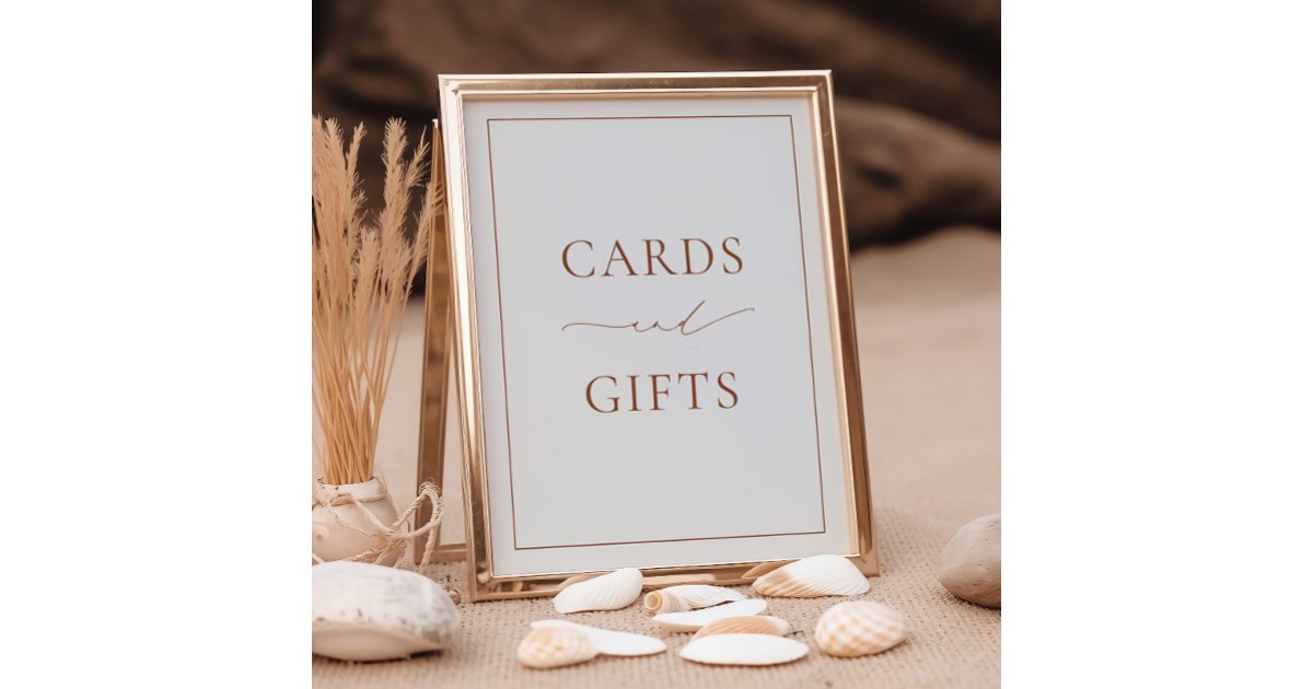 HARMONY Terracotta Cards and Gifts Poster | Zazzle