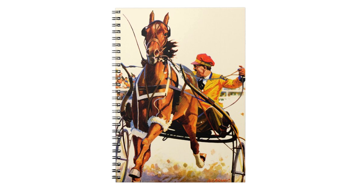 Harness Race Notebook | Zazzle