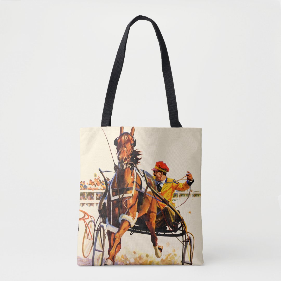 Harness Race Tote Bag | Zazzle