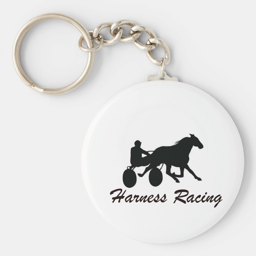 Harness Racing Keychain | Zazzle