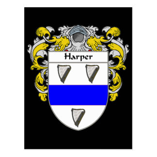 Harper Family Crest Postcards | Zazzle