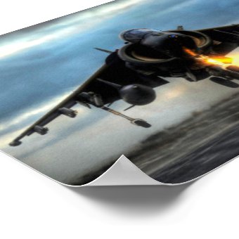 HARRIER AIRCRAFT POSTER | Zazzle