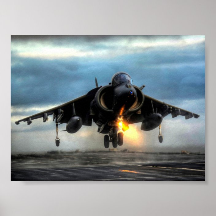 HARRIER AIRCRAFT POSTER | Zazzle.com