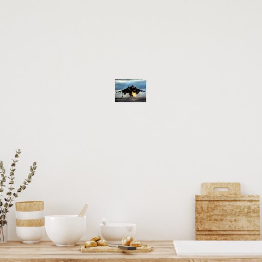 HARRIER AIRCRAFT POSTER | Zazzle