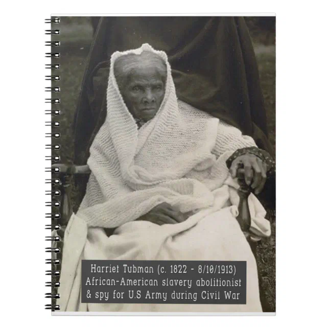 Harriet Tubman Notebook | Zazzle