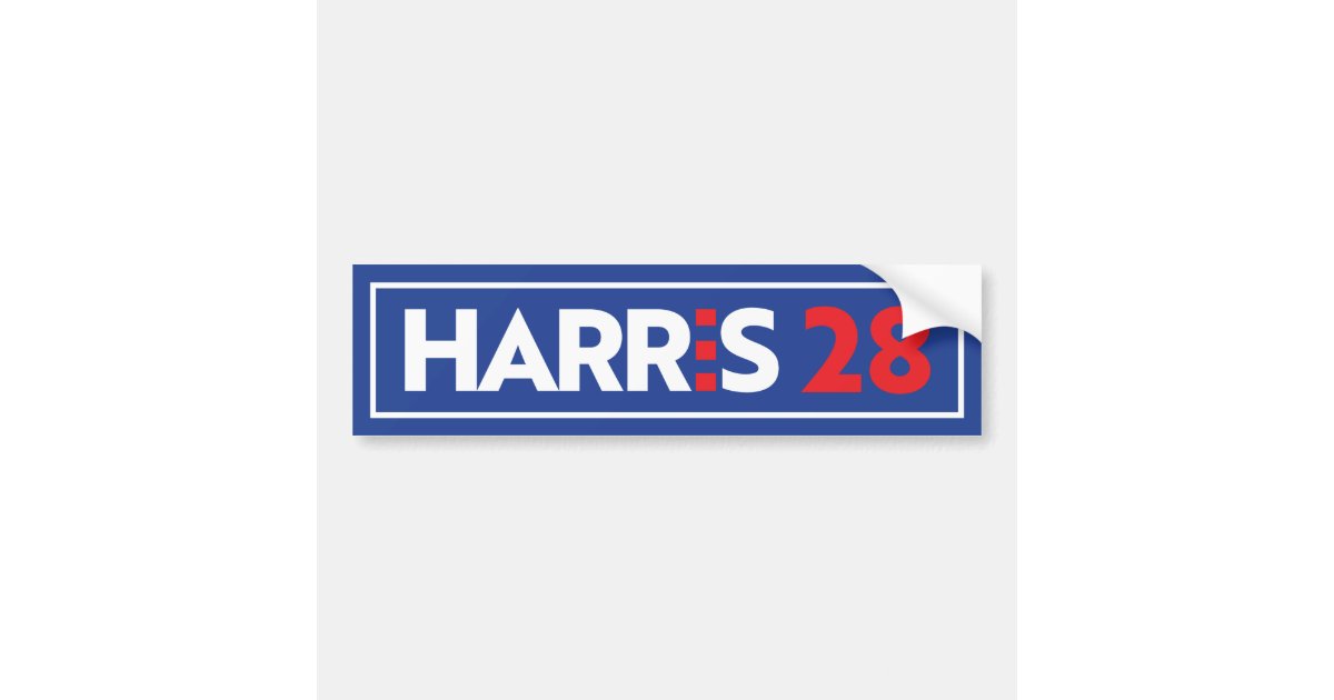 HARRIS 2028 BUMPER STICKER | Zazzle
