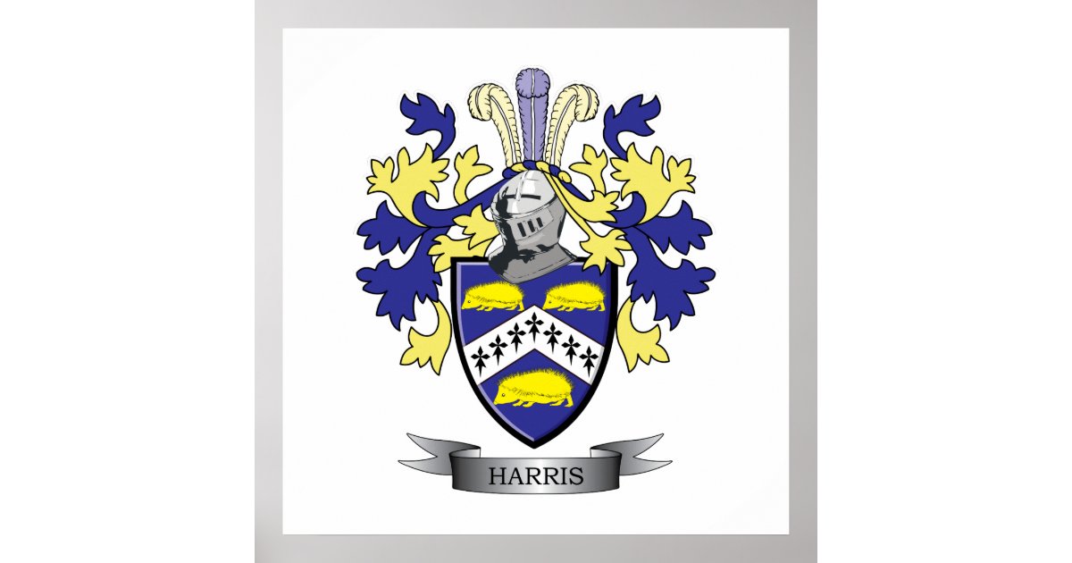 Harris Coat of Arms Poster | Zazzle