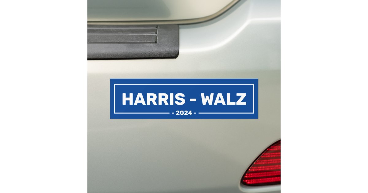 Harris Walz 2024 Bumper Sticker | Zazzle