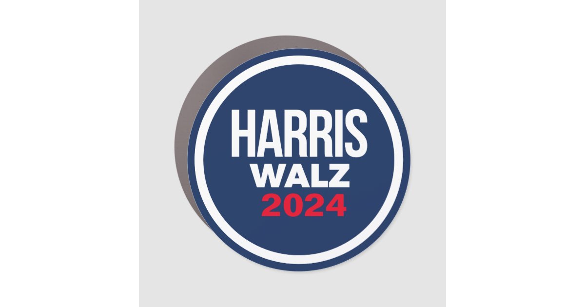 Harris Walz 2024 Car Magnet | Zazzle