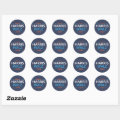 Harris Walz 2024 for President Classic Round Sticker | Zazzle