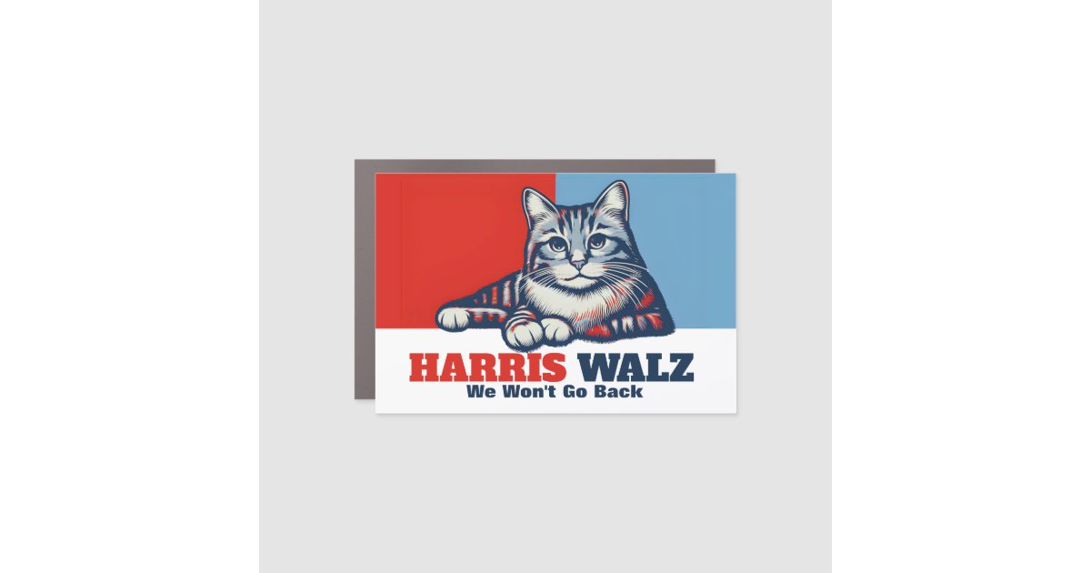 Harris Walz Campaign Car Magnet | Zazzle