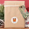 HARRISON FAMILY CREST - HARRISON COAT OF ARMS CLASSIC ROUND STICKER ...
