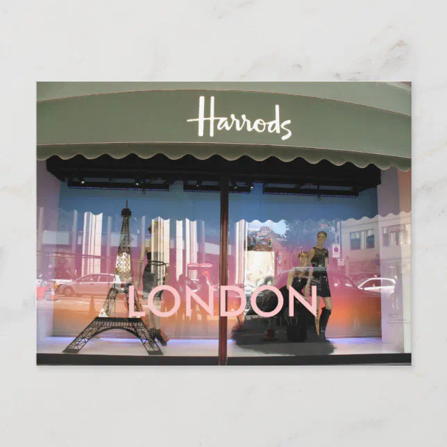 Harrods London postcard | Zazzle