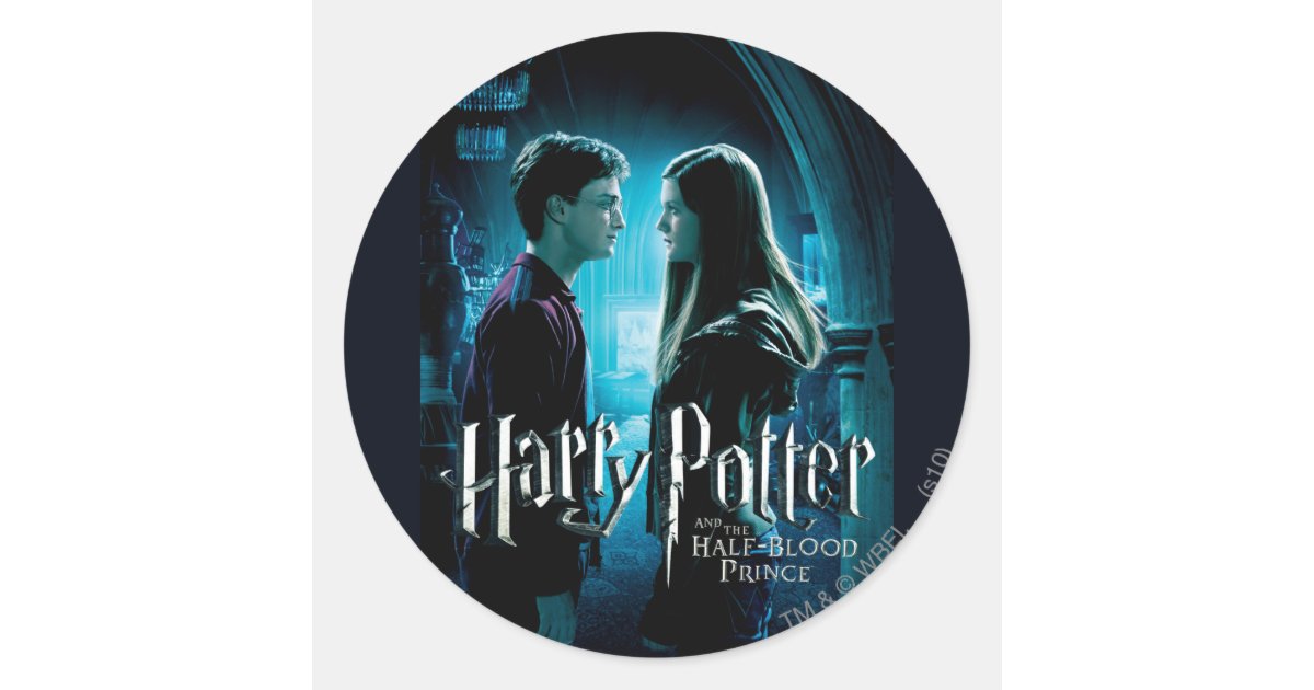 Harry and Ginny 1 Classic Round Sticker | Zazzle