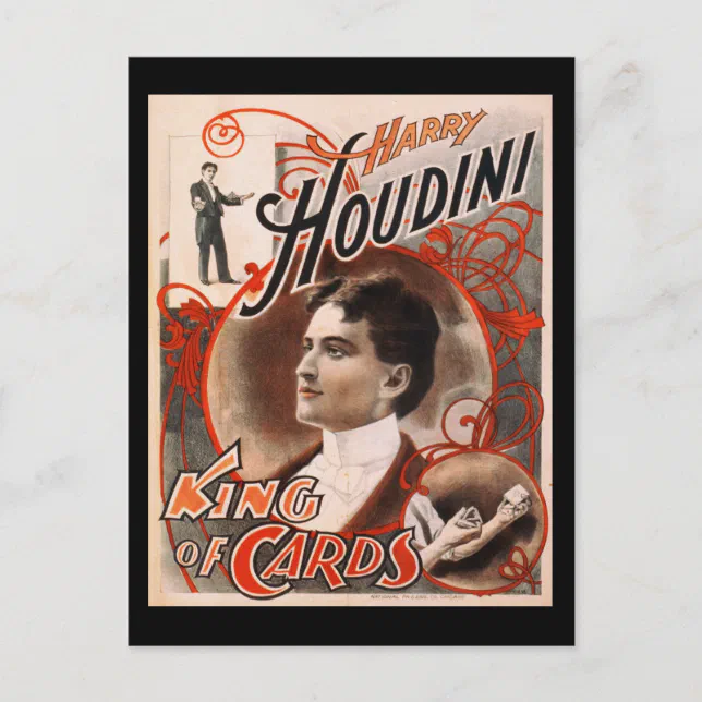 Harry Houdini King Of Cards | Zazzle