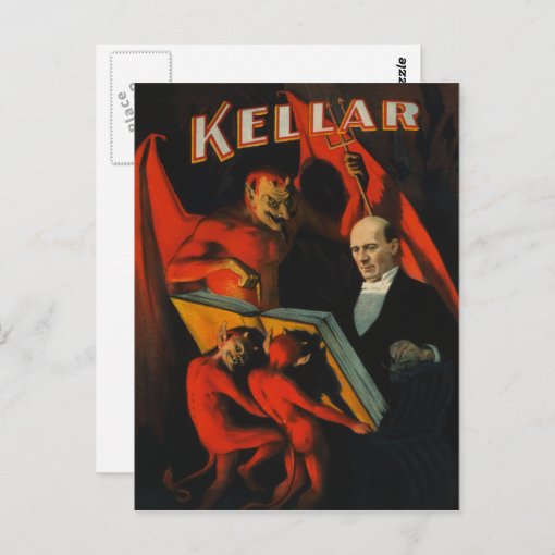 Harry Kellar Poster Postcard | Zazzle
