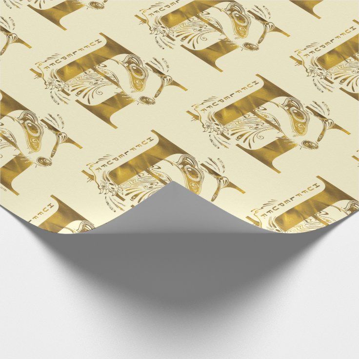 Harry Potter | Aguamenti HUFFLEPUFF™ Graphic Wrapping Paper | Zazzle